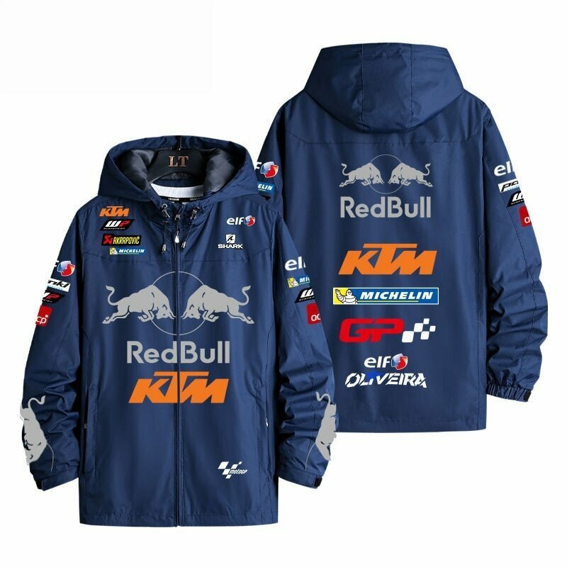 Кобрендинговая куртка RED BULL для верховой езды на мотоцикле Red Bull от KTM, тонкого сечения