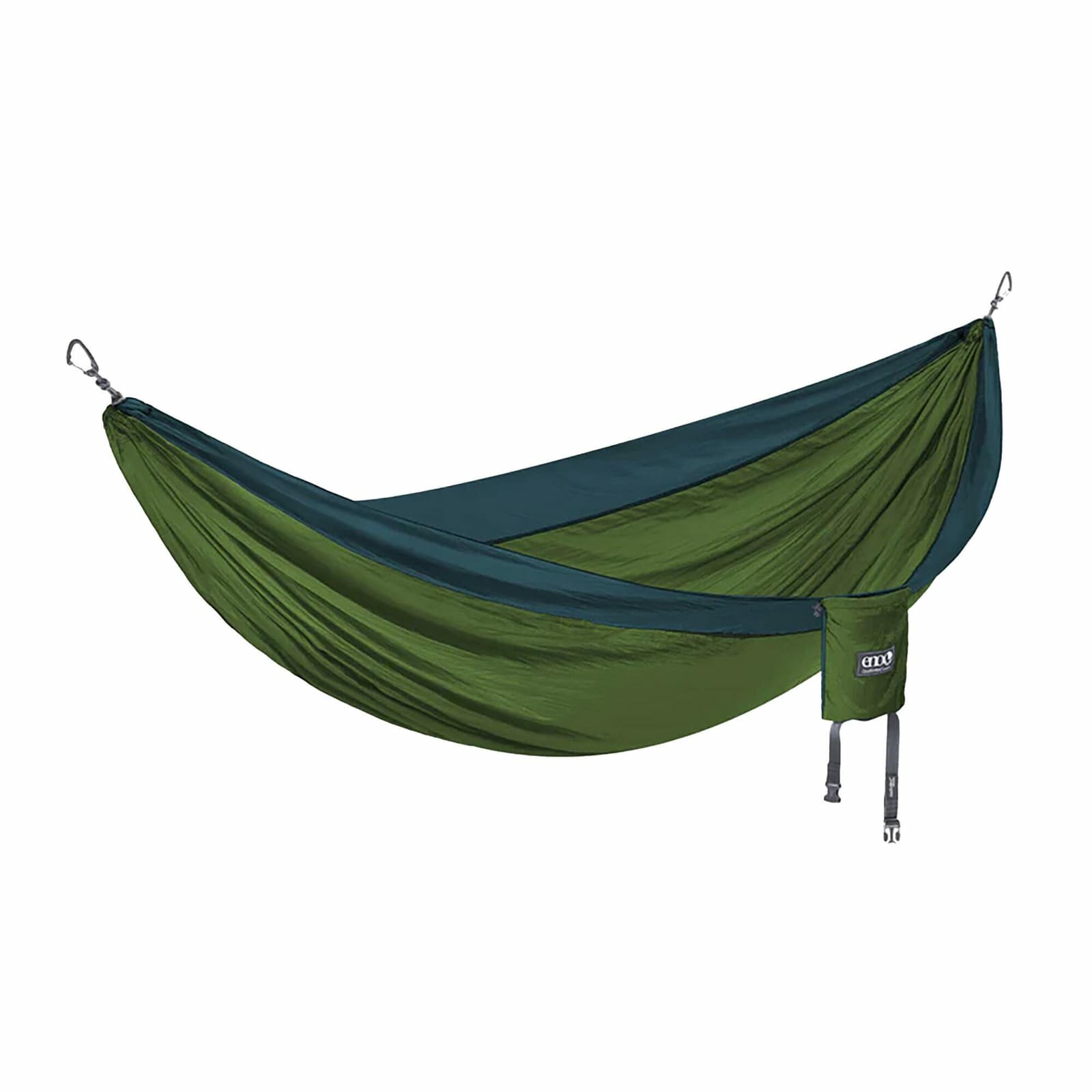 DECATHLON гамак Decathlon ENO Double Nest, зеленый, 290x192 см, нагрузка 181 кг