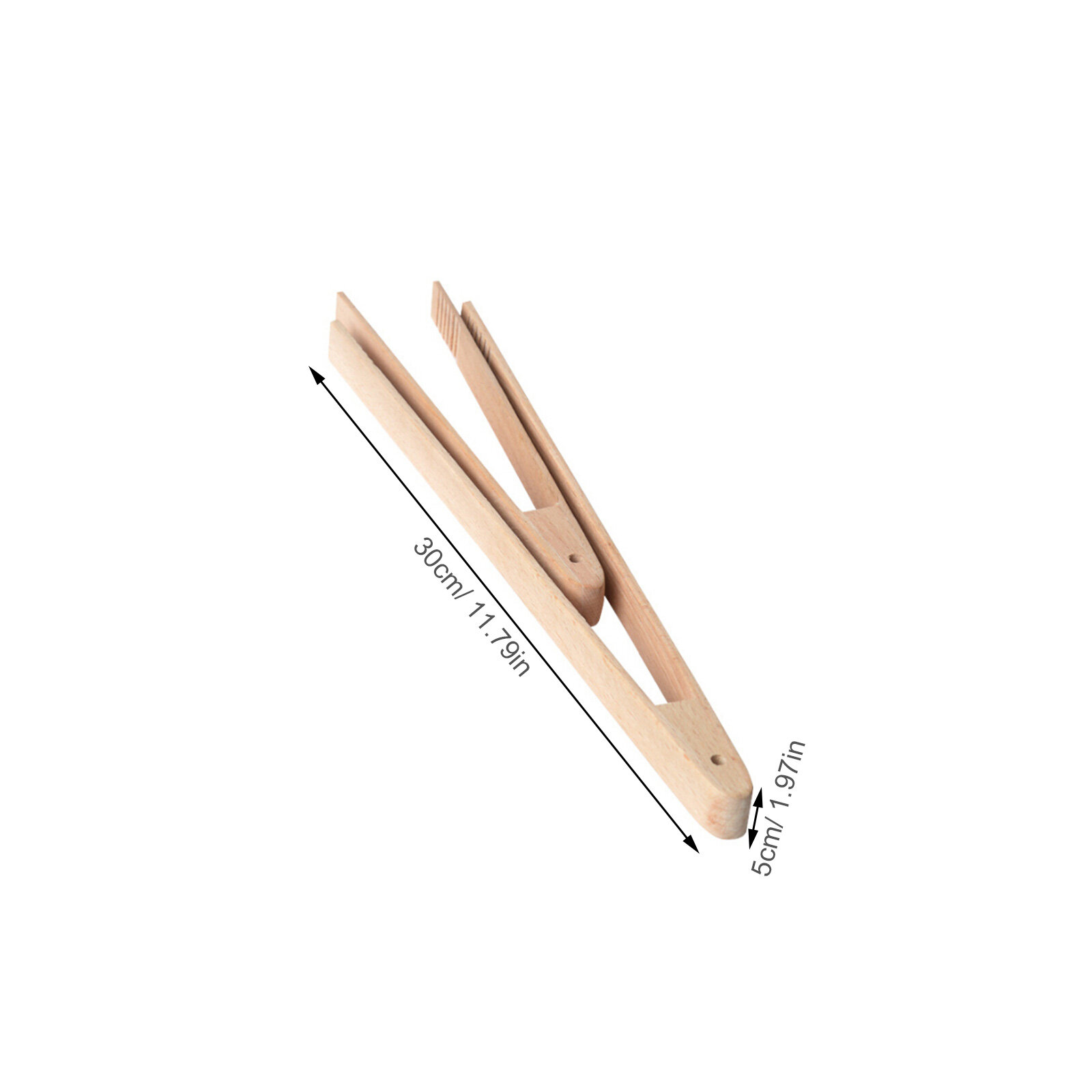 Деревянные Щипцы Для Тостера Из Бамбука 1 Шт Щипцы Для Кухни Длиной 30Cm