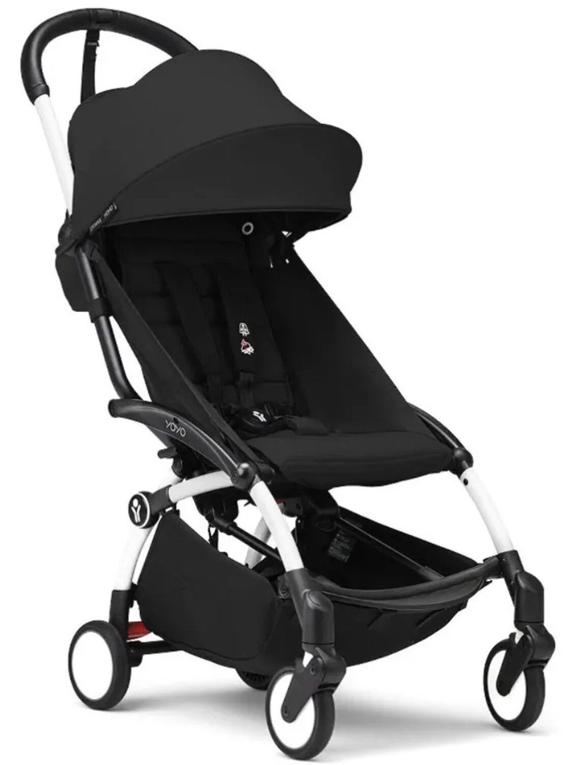 Коляска прогулочная Stokke/Babyzen YOYO3, черный (black), рама белая