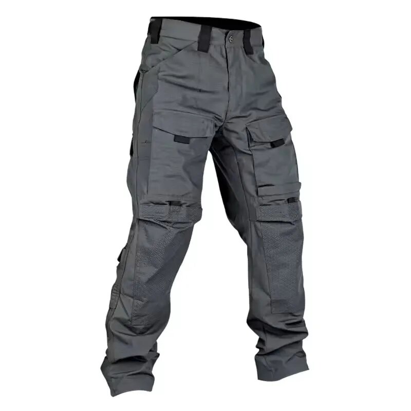 Тактические брюки-карго серые мужские AUKUPKEE 2XL-83-93kg