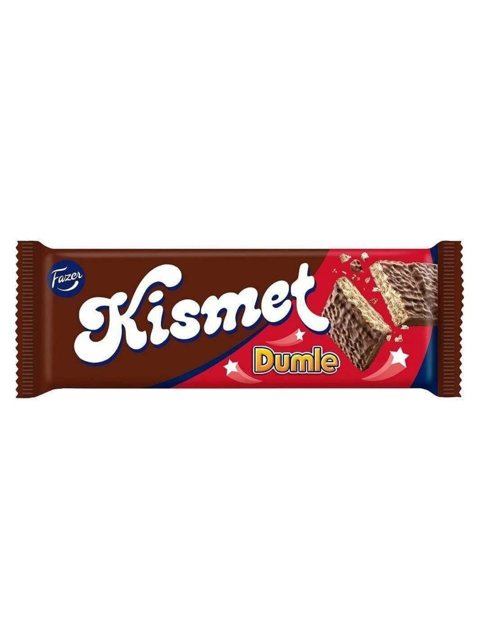 Шоколадные вафли Fazer Kismet Dumle, 55г (Финляндия)