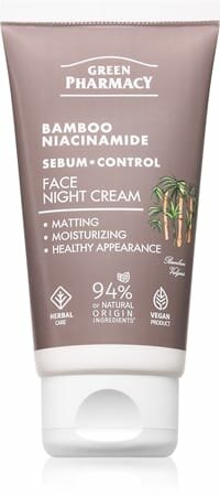 Крем для ухода за кожей Green Pharmacy Bamboo & Niacinamide, ночной, 50 мл