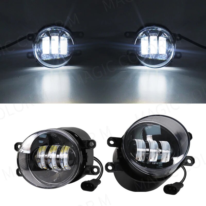 Светодиодные Противотуманные Фары Для Toyota Corolla Camry Yaris RAV4 Prius CHR Hilux Lexus-дневные Ходовые Огни DRL 3