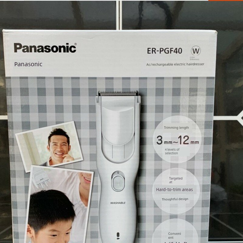 Электрическая машинка для стрижки волос Panasonic ER-CA35/PGF40, бытовая электрическая машинка для стрижки, полностью