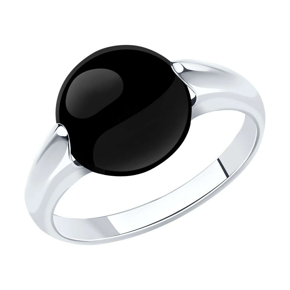 Кольцо, серебро, 925 проба, агат