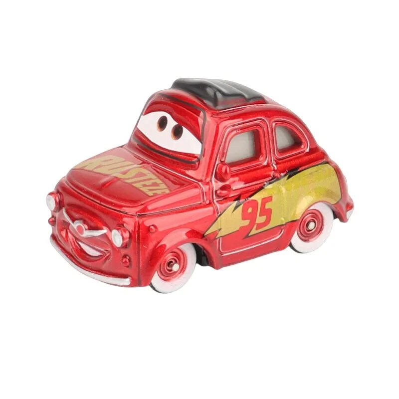 Disney Pixar Cars, машинка Луиджи, красный, 1:55