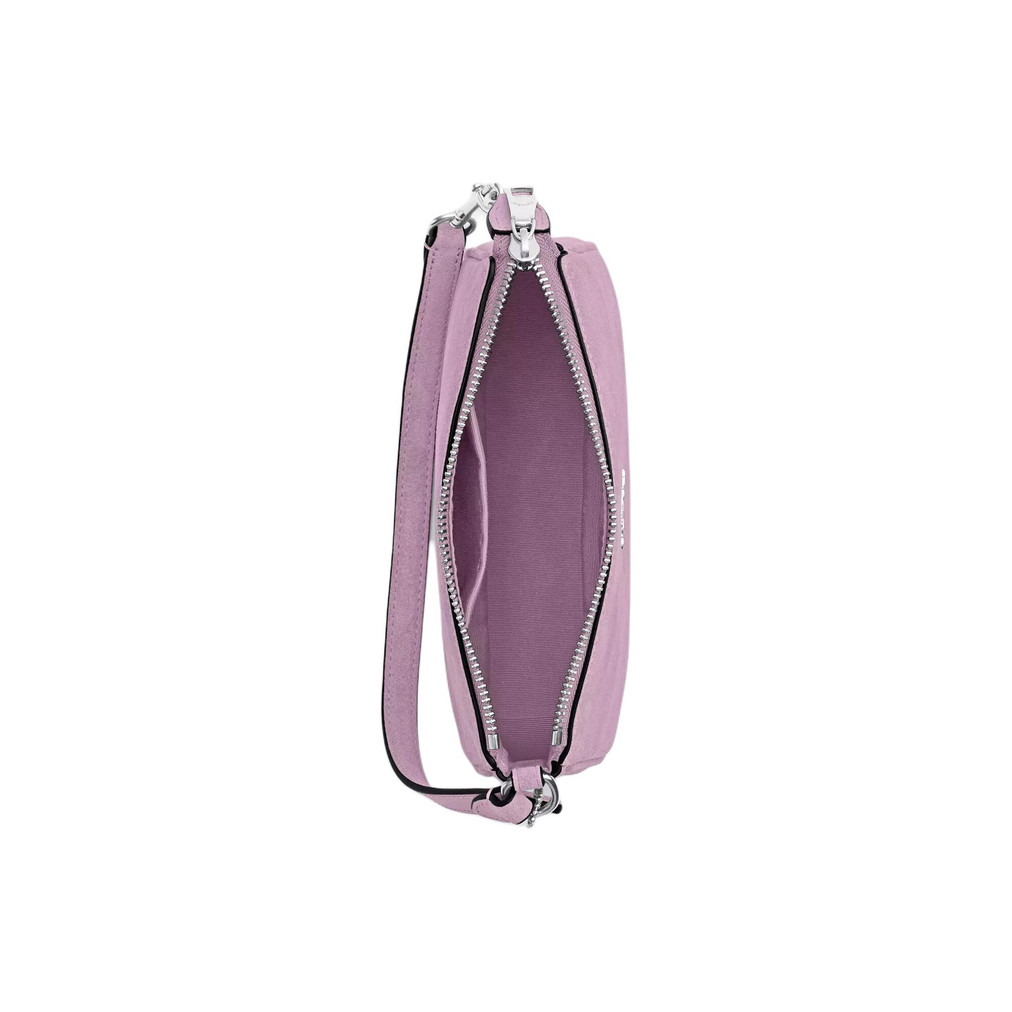 Сумка Coach, фактура матовая, фиолетовый — фото 1