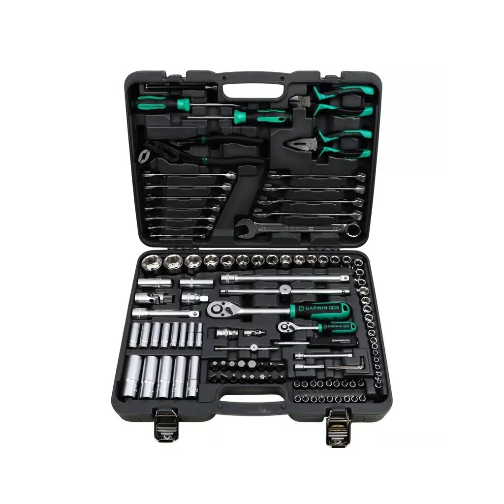 GARWIN PRO Набор ручных инструментов 1/4" и 1/2", 115 предметов GTK-0103115