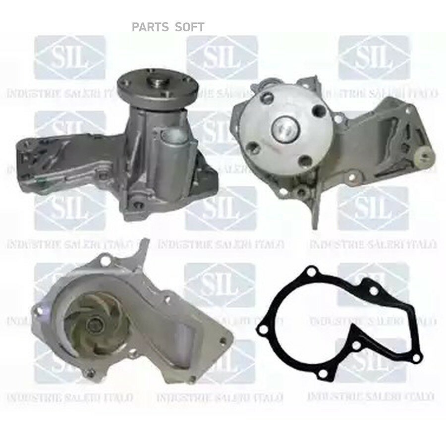 Насос водяной Ford C-max/Fiesta/Focus C-max/Fusion/Mondeo 1.2-1.6i 95> от официального дистрибьютора, SALERI SIL, артикул PA1422A