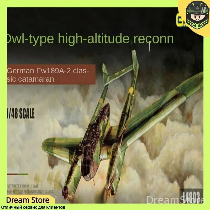 Great WaLL Hobby L4803 1/48 германия fox wooLf fw-189 a-12 лучшее качество самолеты