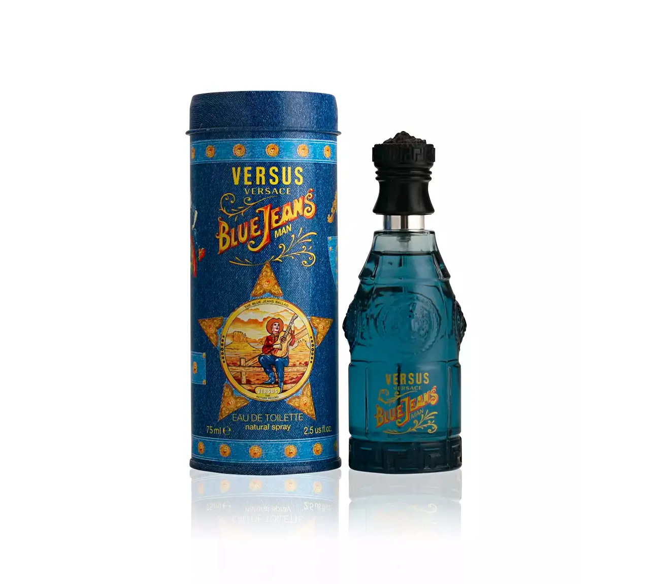 Versace Blue Jeans 75 мл туалетная вода для мужчин, фужерные, восточные