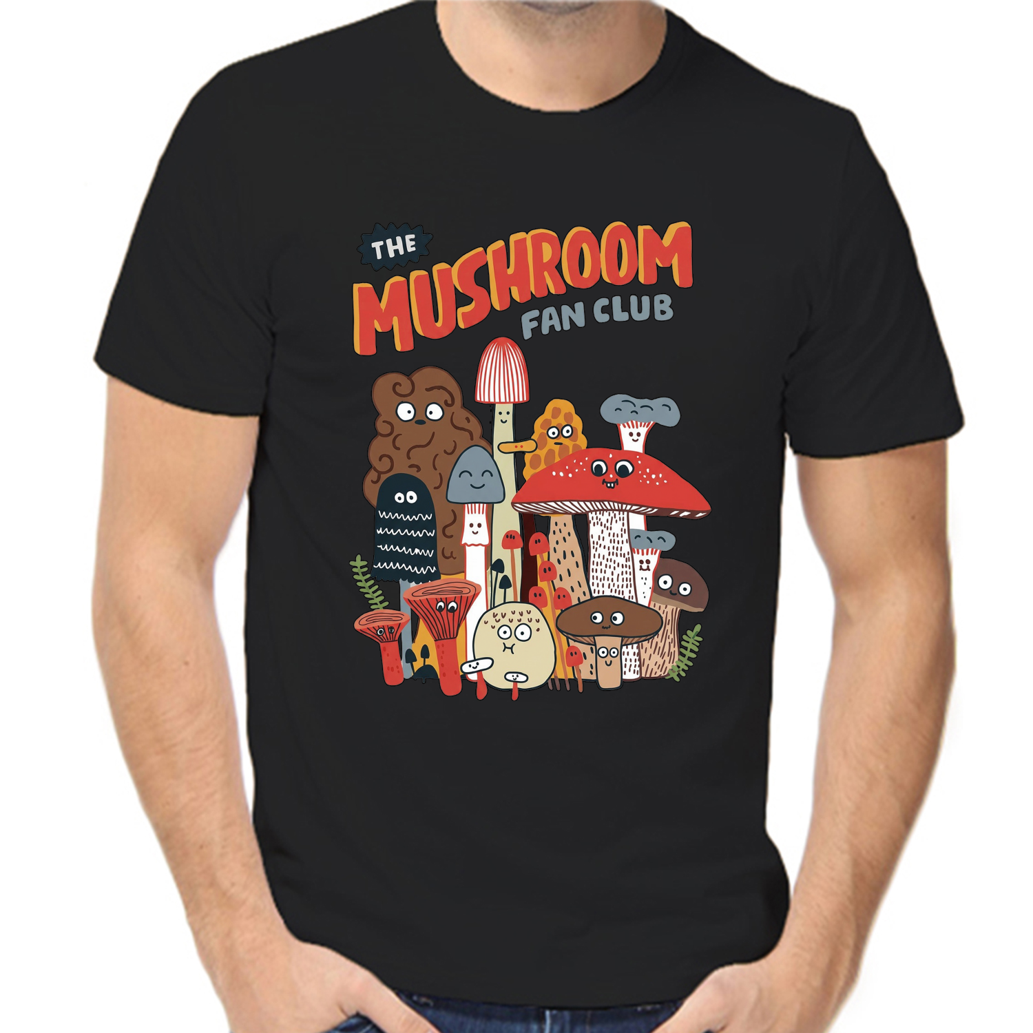 Футболка с грибами mushroom