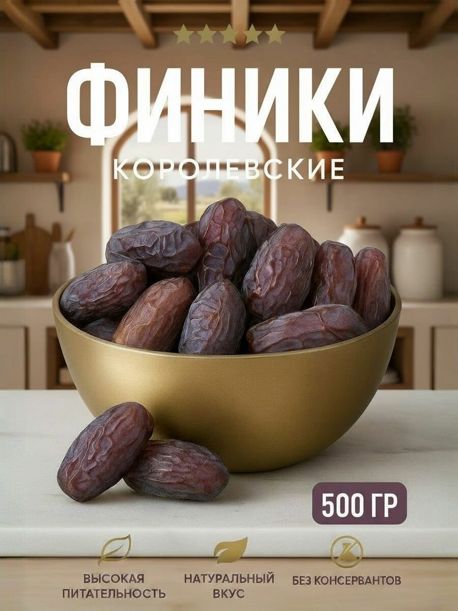 Финики королевские 0,5 кг. Высший сорт.