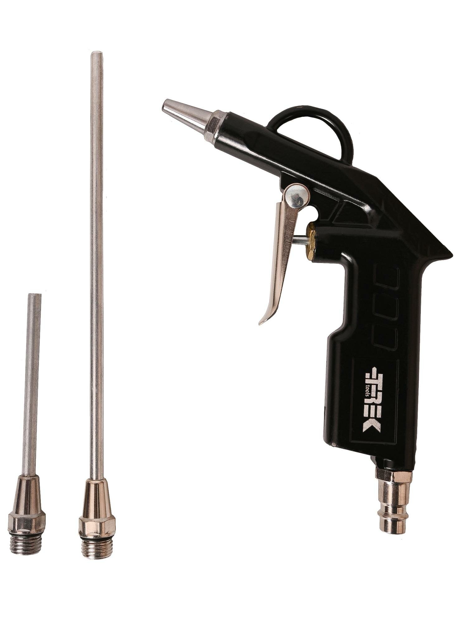 Пистолет продувочный TREK TR33-80-38 с 2 насадками (125 и 200 мм)