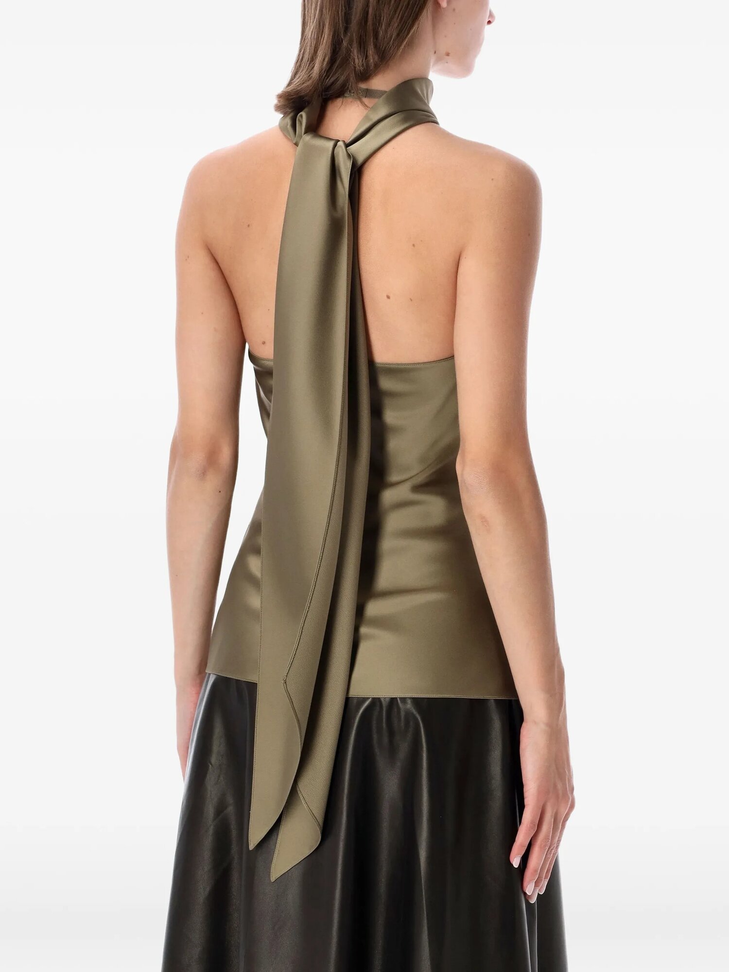 Топ Ralph Lauren Collection Halterneck tie-back top, размер 4 — фото 1