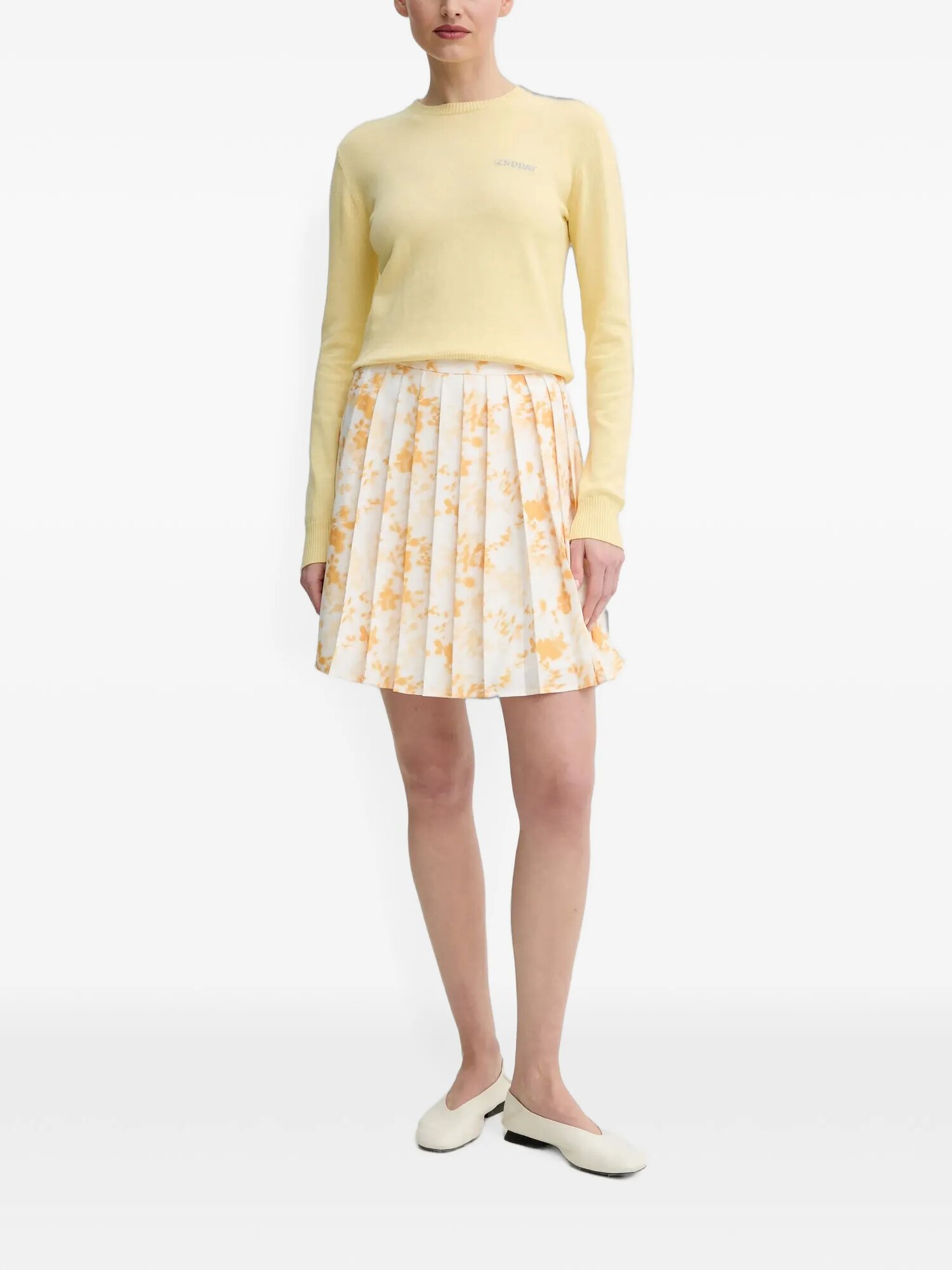Свитер 2NDDAY Logo-embroidered sweater, размер 44, , ochre yellow — фото 1