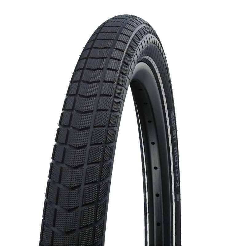 Велопокрышка 27.5x2.40 (62-584) SCHWALBE SUPER MOTO-X GreenGuard SnakeSkin. Стальной корд