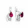 Серьги GUDDA, серебро, 925 проба