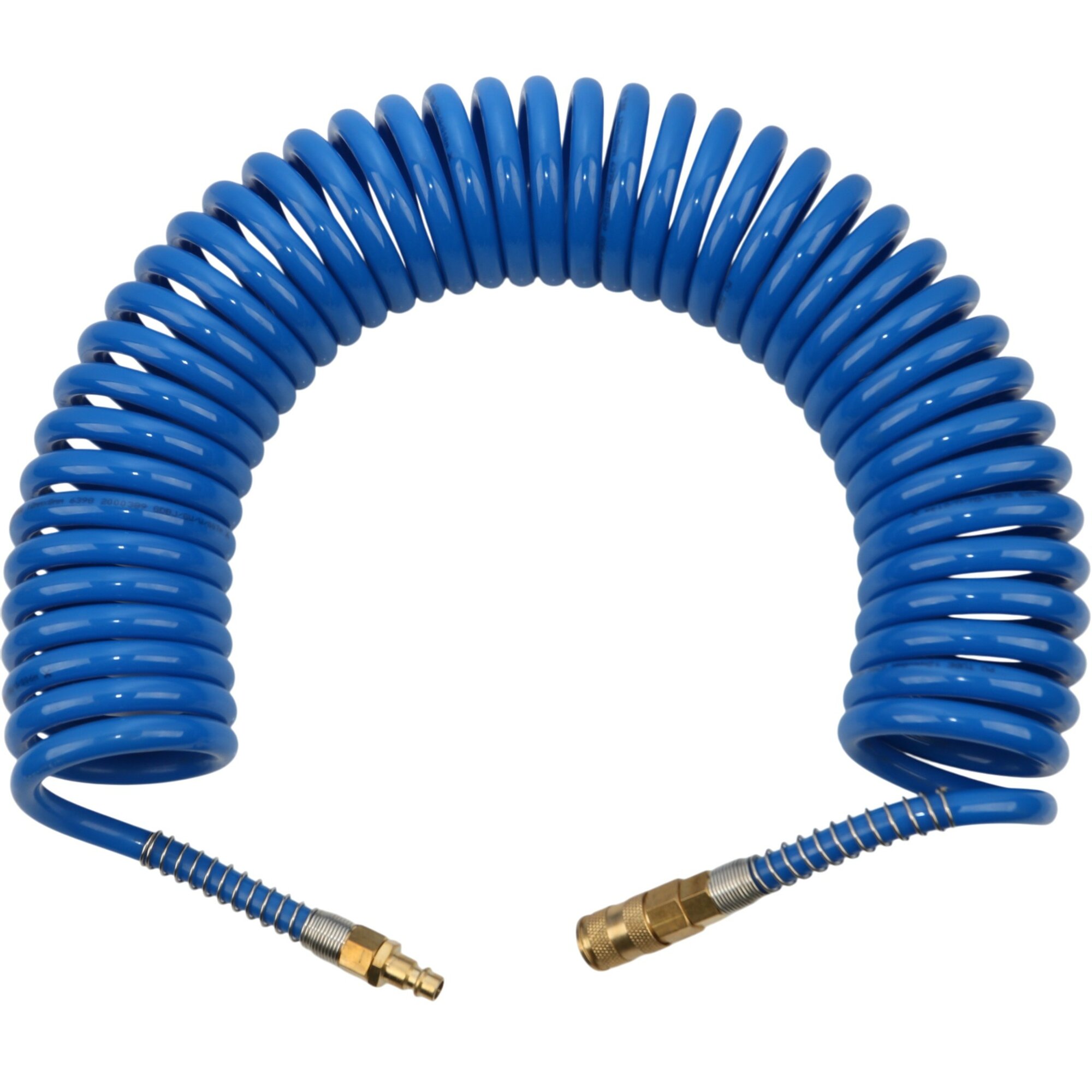 GARWIN PRO 808750-0812-10 Шланг полиуретан (PU) 12*8, витой, 10 м, синий, БРС в комплекте
