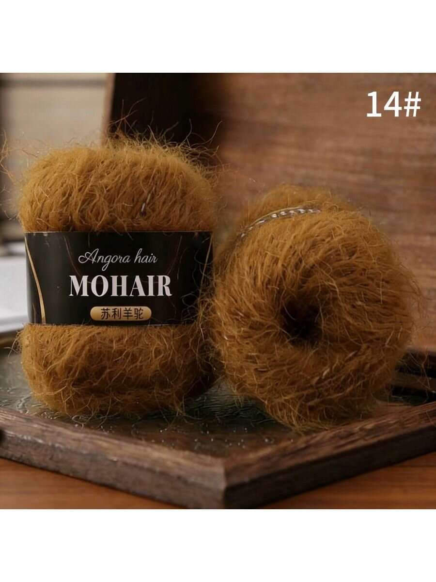 Пряжа из альпаки и мохера, для свитера ручной работы, сделай сам,1 кусок