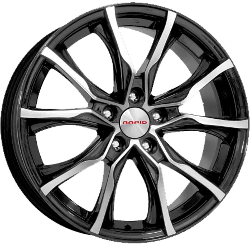 Литой колесный диск K&K Твист (КС697М) 7,5x17/5x120 ET43 D72,6 Алмаз черный