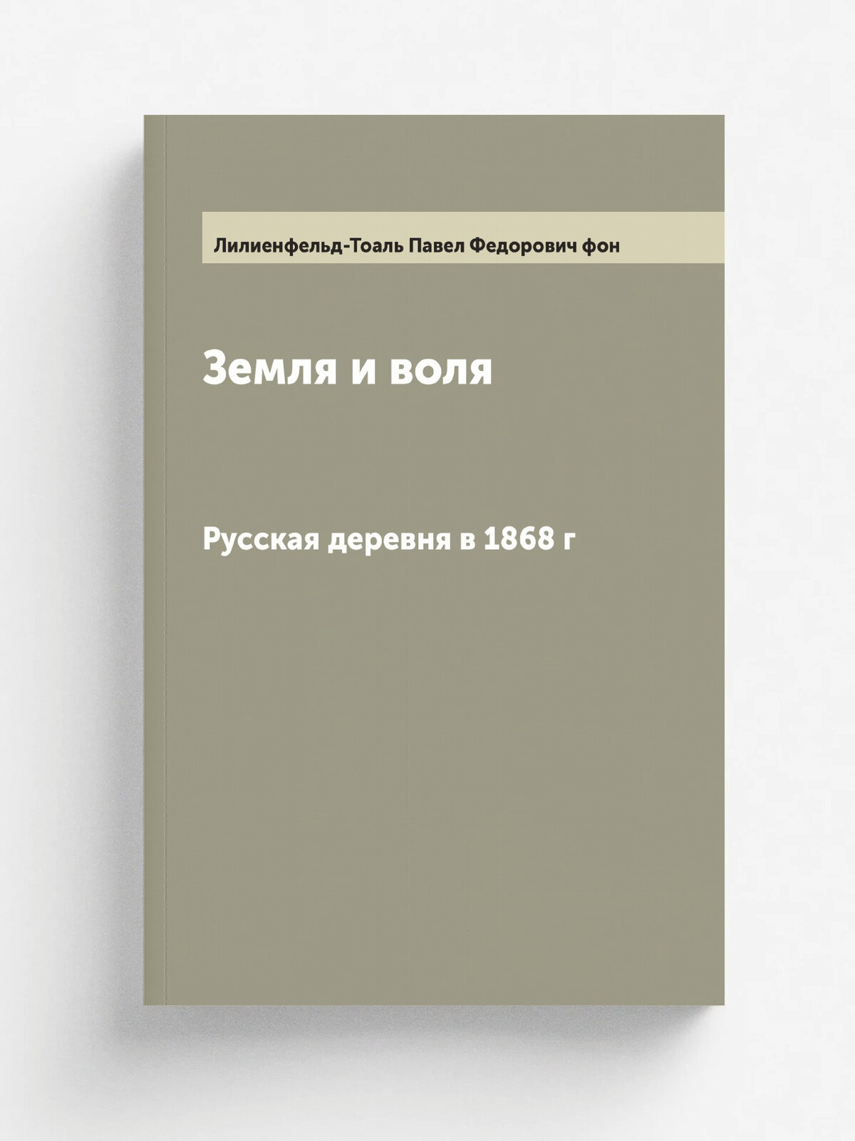 Земля и воля. Русская деревня в 1868 г