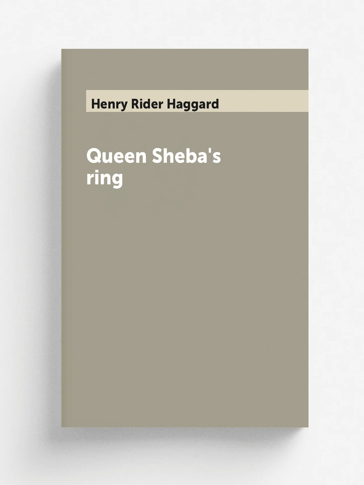 Queen Sheba's ring