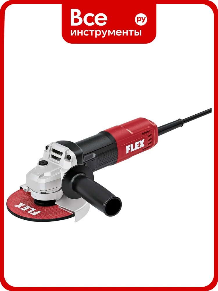 УШМ FLEX L 850, 125, 850 Вт, 12000 об/мин, пылезащитное уплотнение, блокировка шпинделя