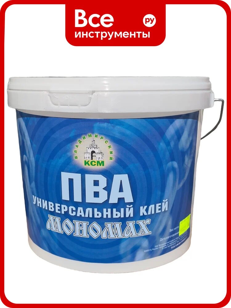 Универсальный клей Мономах ПВА 5л 2пвау5б