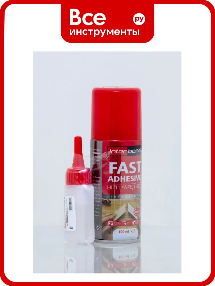 Двухкомпонентный клей Interbond 25 g+100 ml Cyanoacrylate 00-00000190