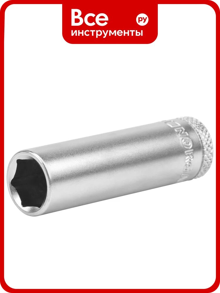 Головка торцевая удлиненная 6-гр. 1/4" 10 мм тип N20L-10 NORGAU 063507100