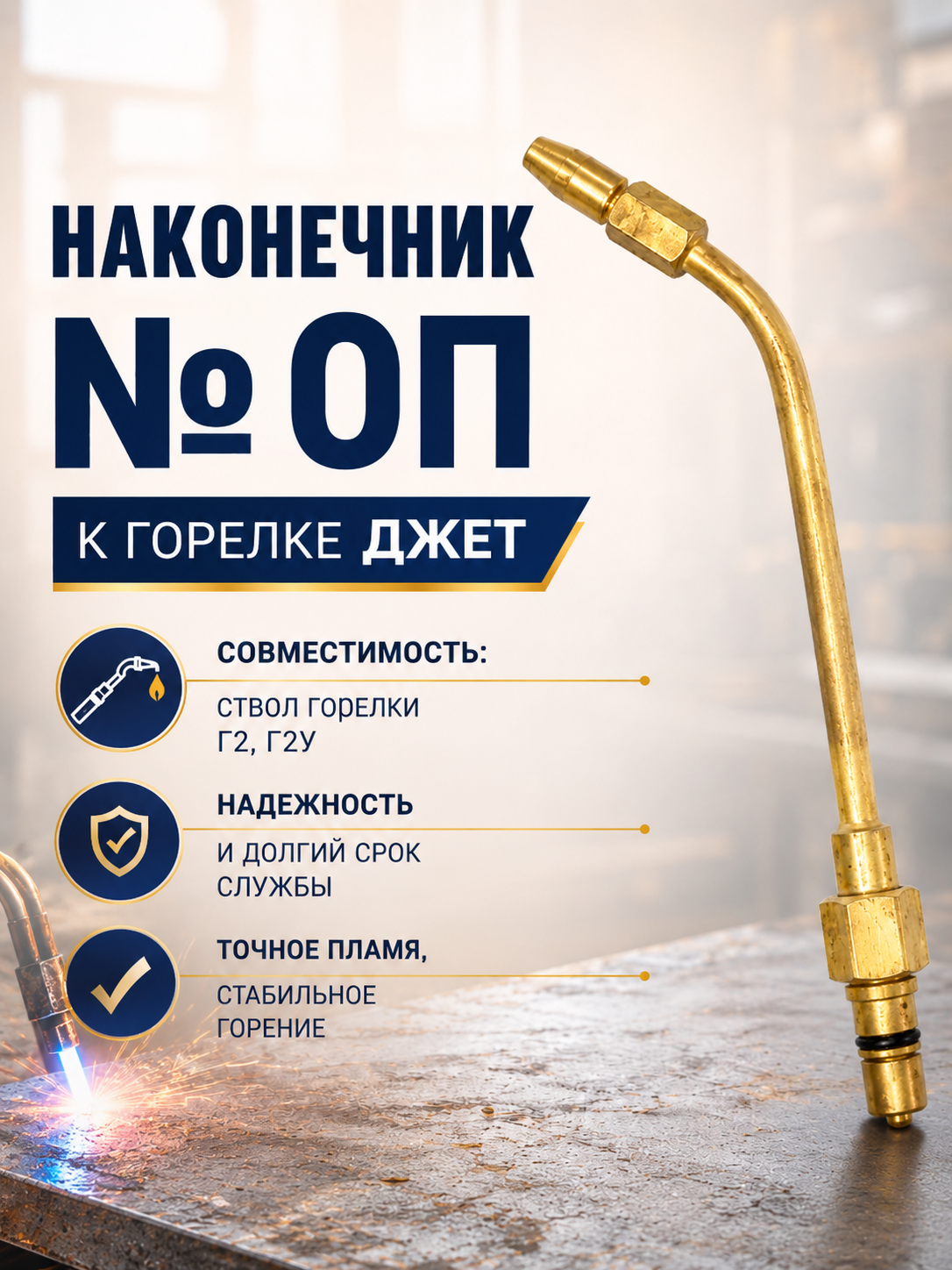 Наконечник №0П к пропановой горелке Джет