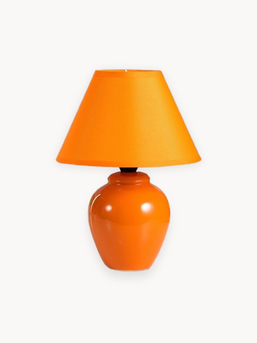 Лампа настольная с абажуром "Ваза" E14, 220V 17х17х25 см RISALUX