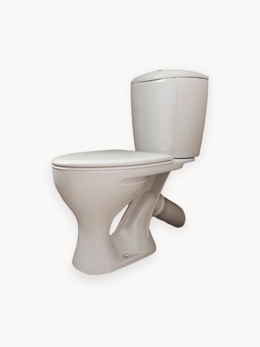 Напольный унитаз с бачком и сиденьем Santeri Версия 1. P401.5. S00.00B. F, белый