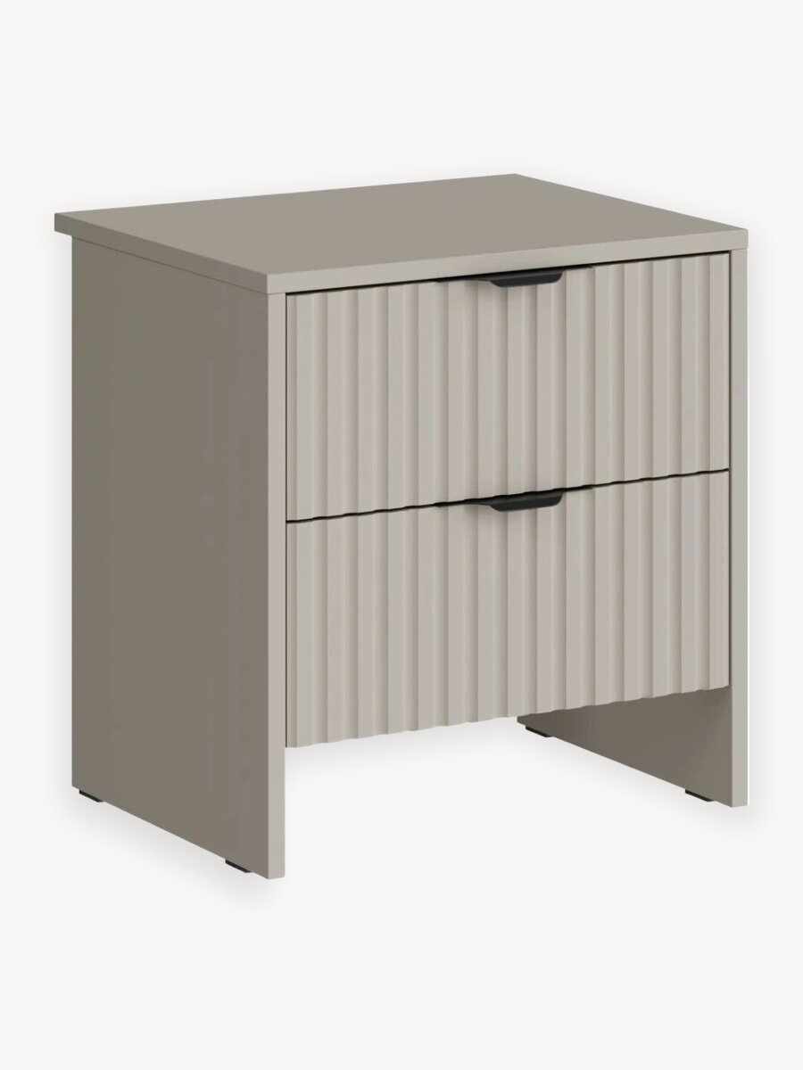 Тумба RIDBERG LUGANO 2Я 2 шт (Cashmire/Black)