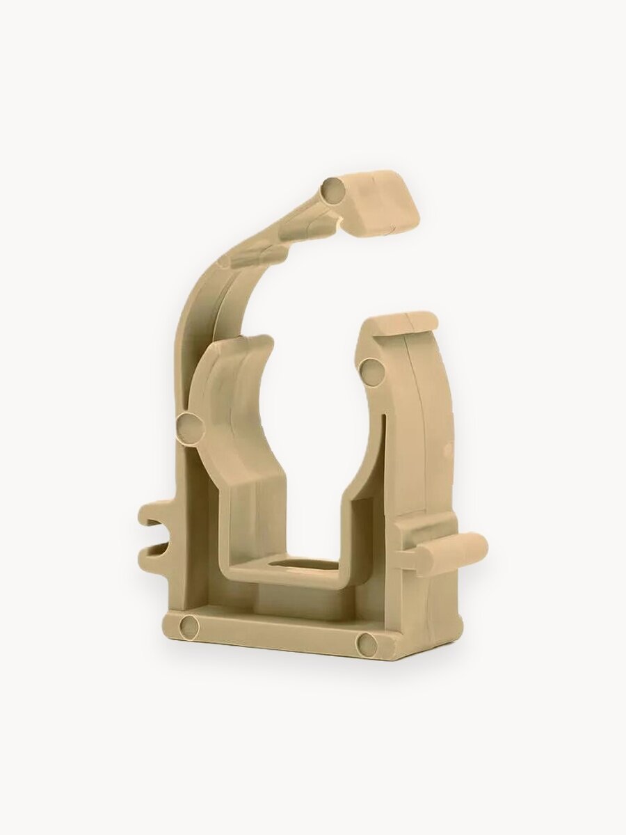 100 шт. Клипса для гофр и труб с защелкой