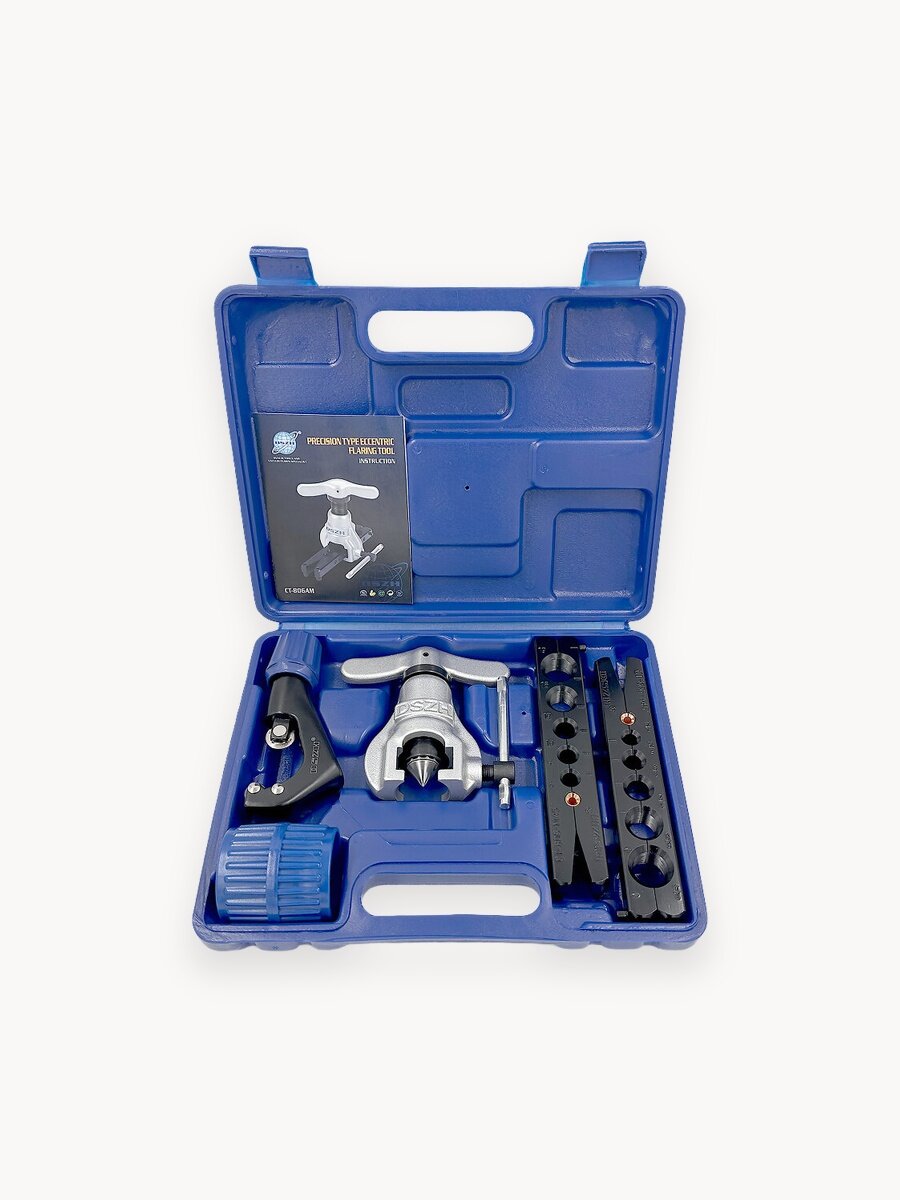 Вальцовка эксцентриковая DSZH CT-806AM-L в кейсе, +риммер и труборез