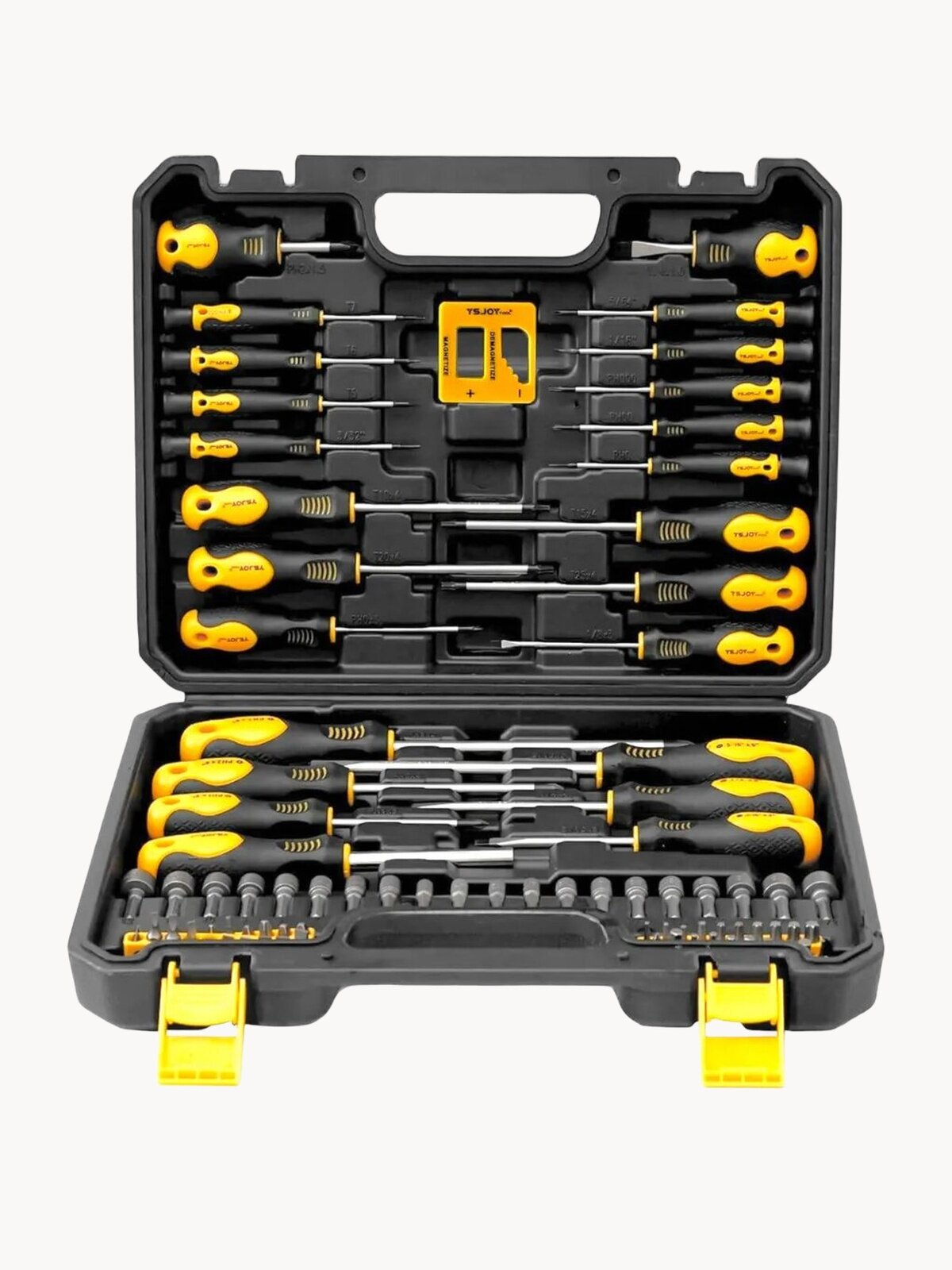 Набор отверток и бит в прочном кейсе 86 шт, высокопрочная сталь