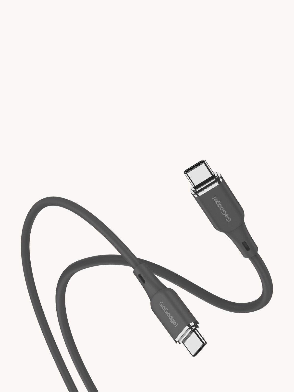 Кабель для быстрой зарядки USB-С/USB-С 1,2 м 60Вт, 3А, силиконовый