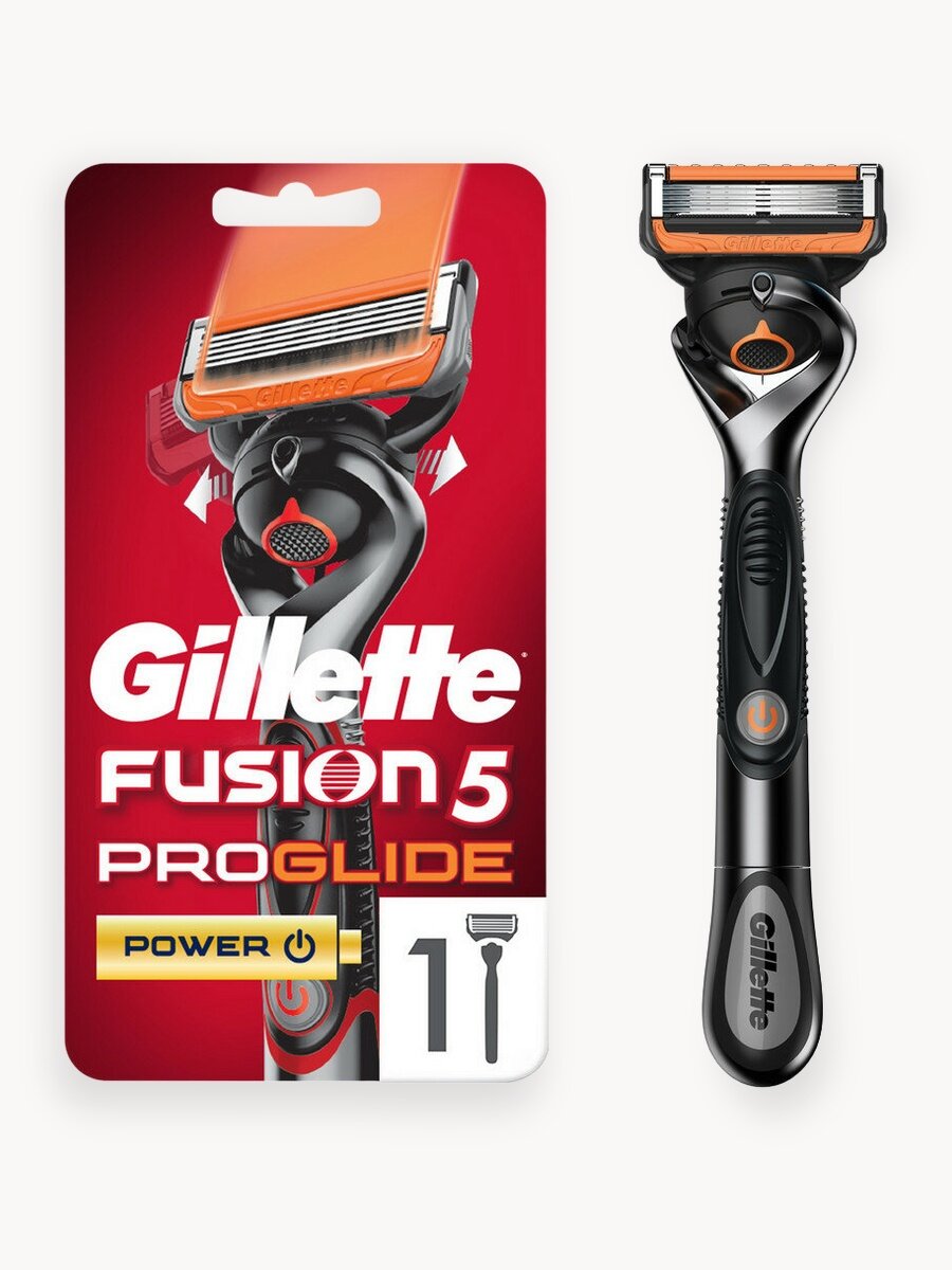 Бритвенный станок Gillette Fusion ProGlide Power Flexbal, 1 сменная кассета