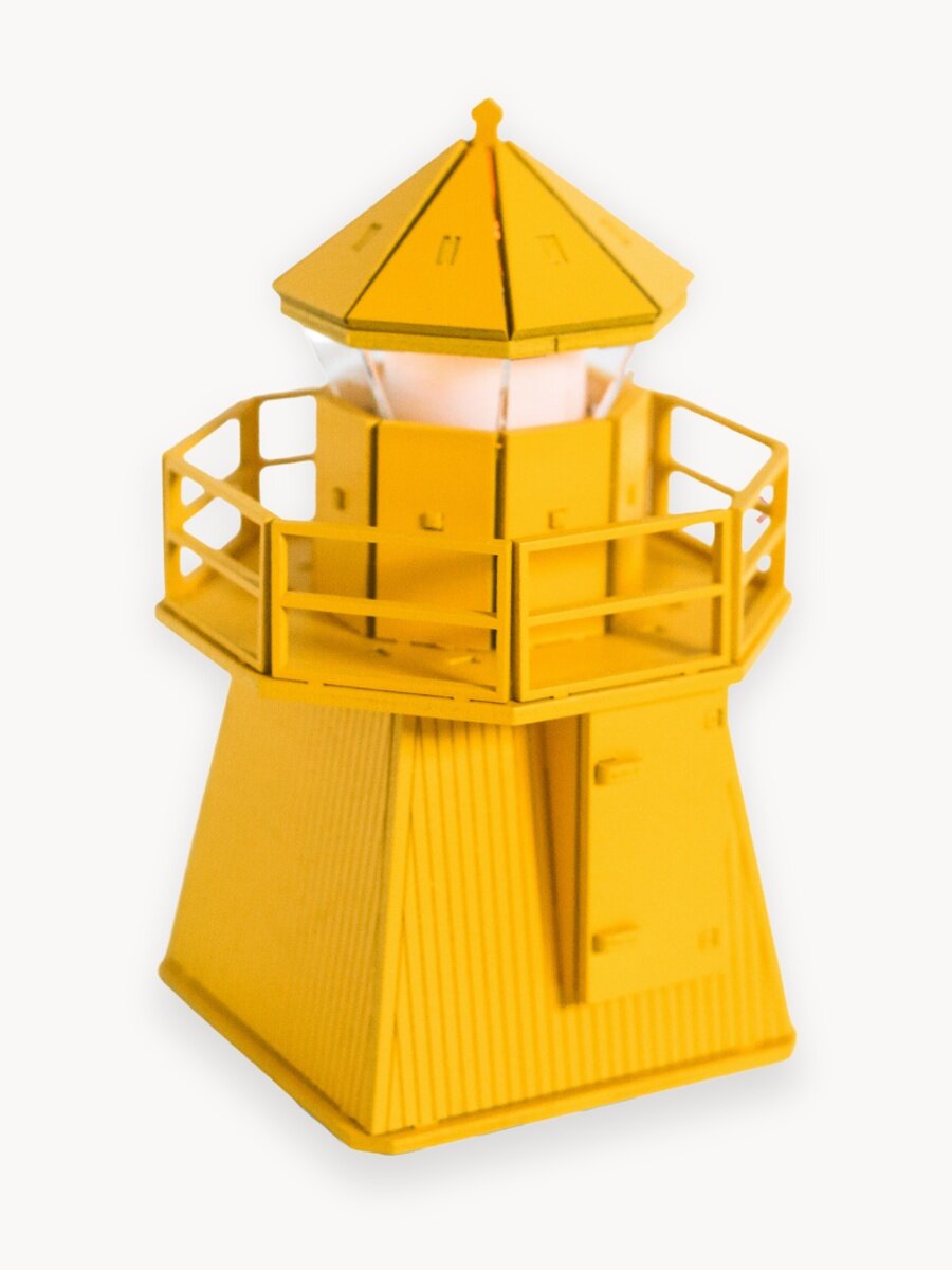 Деревянный конструктор сборная модель: "Маяк Хёфди (Исландия)"