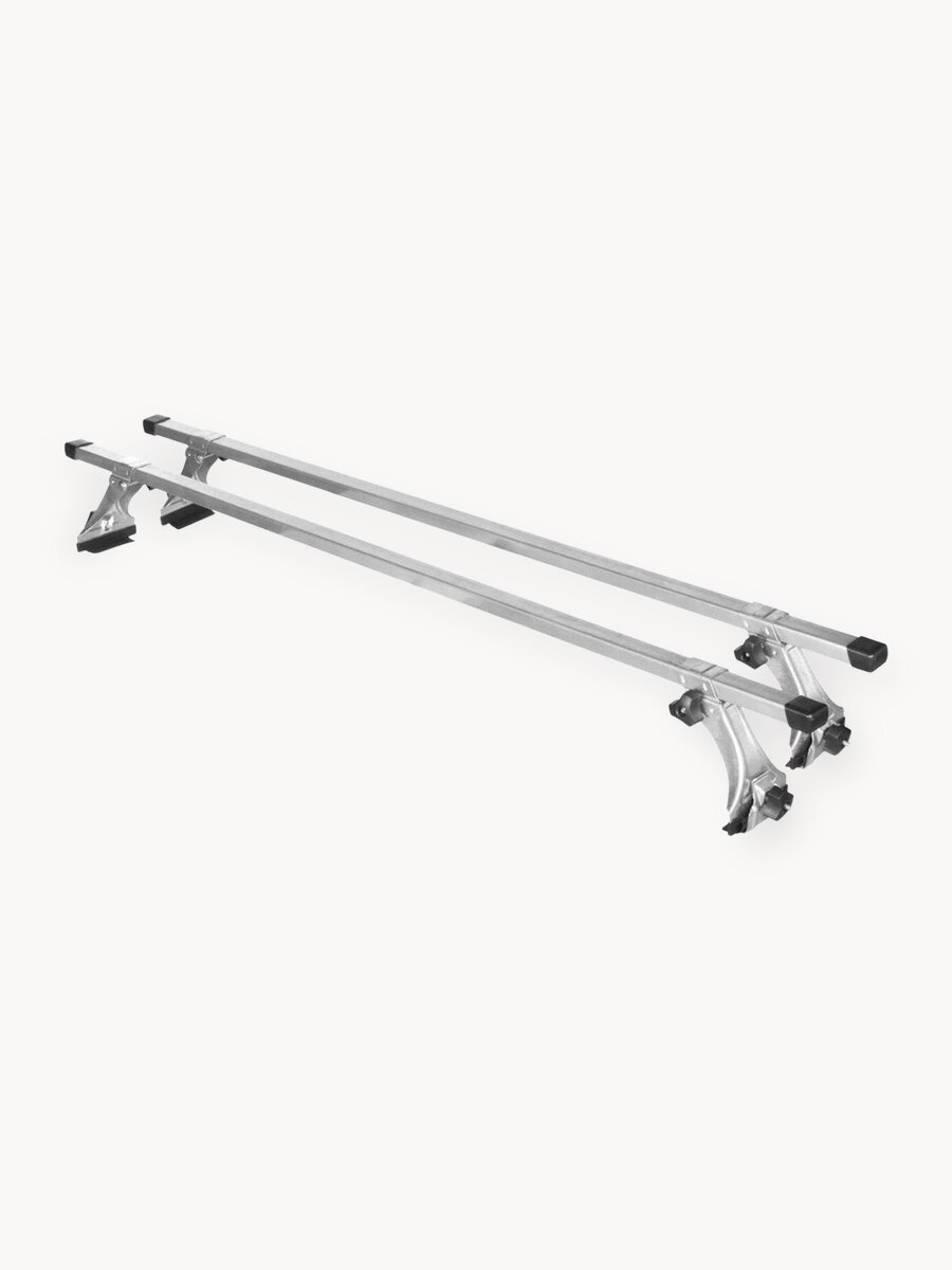 Багажник DELTA, для ВАЗ 2101-2107, оцинкованный, с водостоком, серебристый