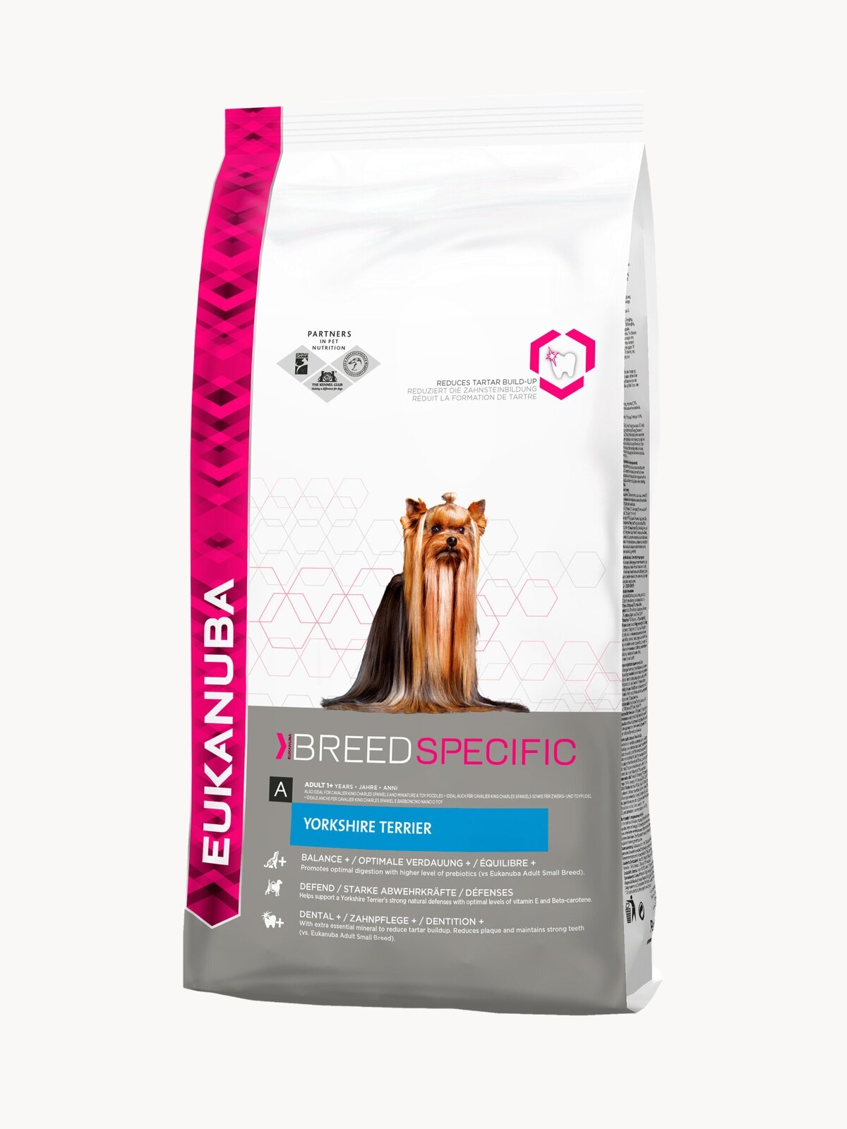 Сухой корм для собак Eukanuba для породы йоркширский терьер, 2 кг