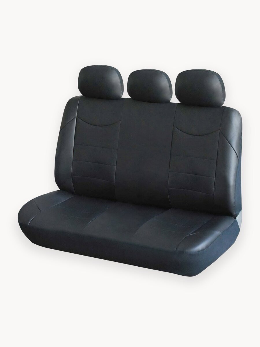 Чехлы для сидений универсальные "CONSUL", 11 пред, искусст. кожа, черн. ACS-UEL-06 AIRLINE