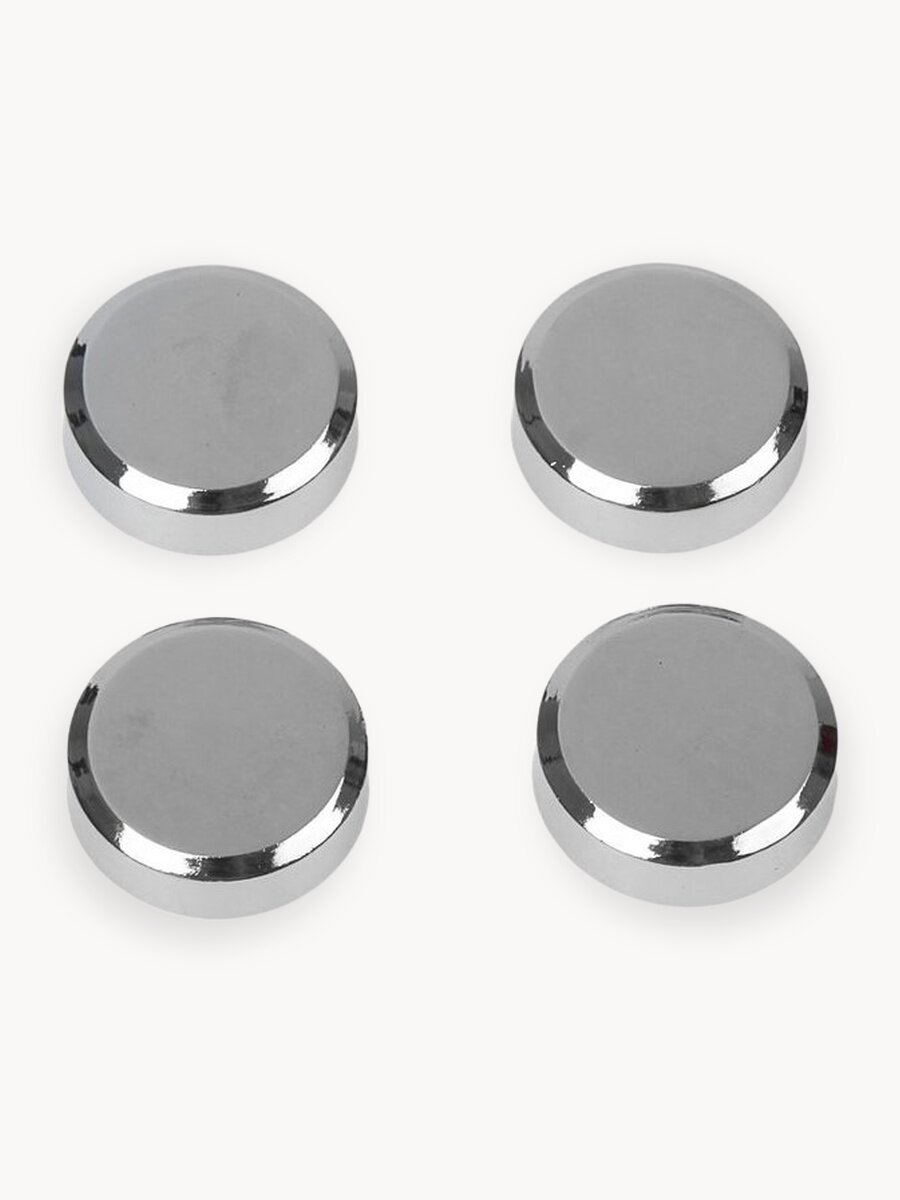 Зеркалодержатель (арт.1189), d=25 мм, без сверления, цвет хром, 4 шт.