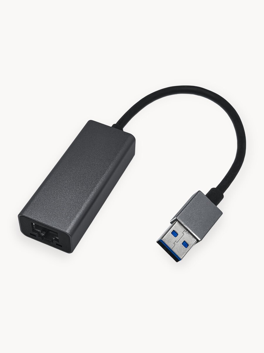 Переходник USB-LAN 1000 Мбит/с, сетевой адаптер rj45 коннектор, переходник для интернет кабеля, интернет адаптер для пк