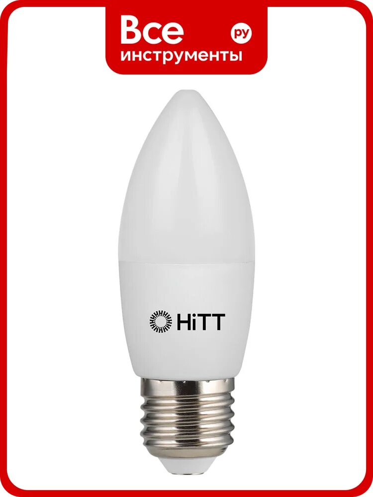 Лампа HiTT PL-C35-13-230-E27-3000, светодиодная, 13 Вт, E27, 3000К