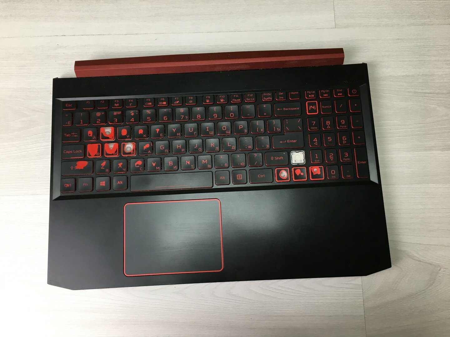 Топкейс с клавиатурой для ноутбука Acer Nitro AN515-54