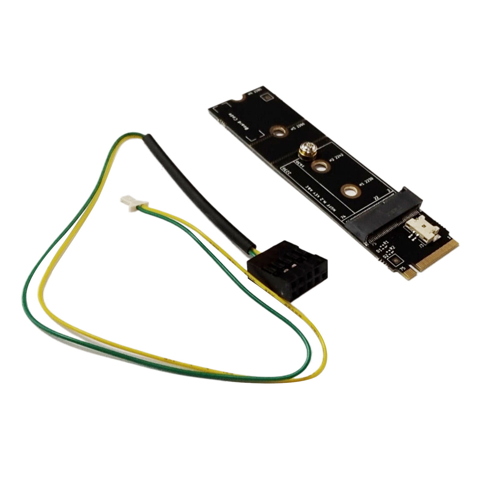 Адаптер M.2 SSD Card A E Key to M NVME с поддержкой WiFi и